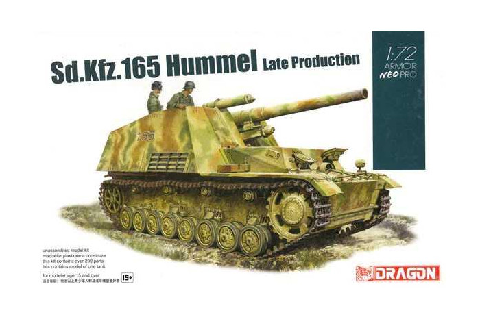 Dragon Models - Model Kit tank 7628 - Sd.Kfz.165 Hummel Late...